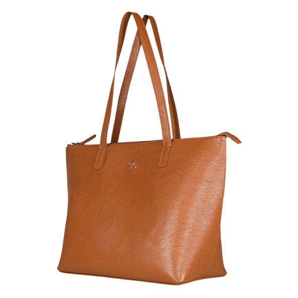 Bolsa Shopping Camel Textura Lisa | Comfort - Comfort